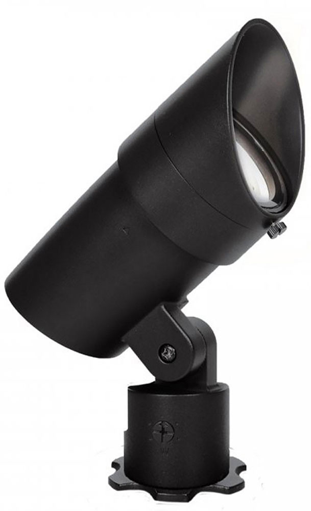 WAC Lighting 5211-BK Contemporary Black LED Landscape Spread Light ...