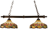 Meyda Lighting 99270 Colonial Tulip Tiffany Table Lamp - MEY-99270