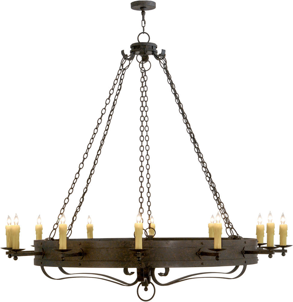 2nd Ave. 175018 Parnella Traditional Rusty Nail Chandelier Light - 2ND ...