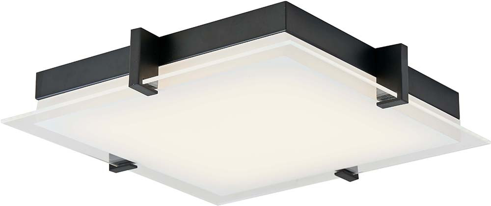 Abra 30010FM-BL Matrix Black LED 12" Ceiling Lighting - ABR-30010FM-BL ...