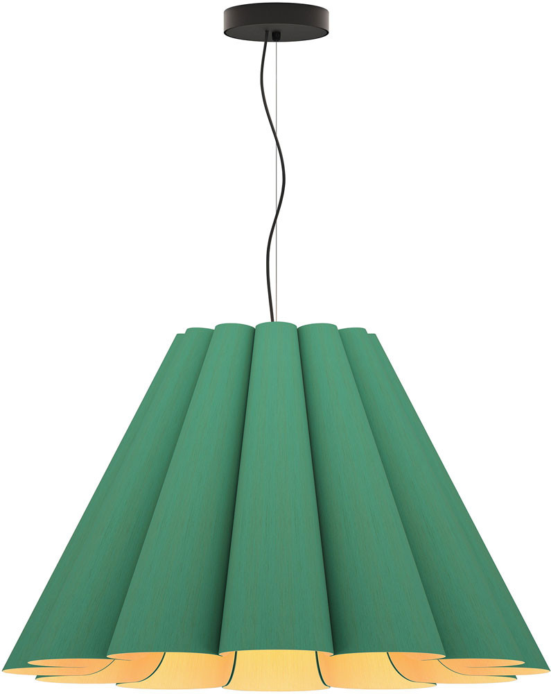 Bruck WEPLOR/80/GYO/ASH Lora Contemporary Grey Oak Hanging Pendant ...