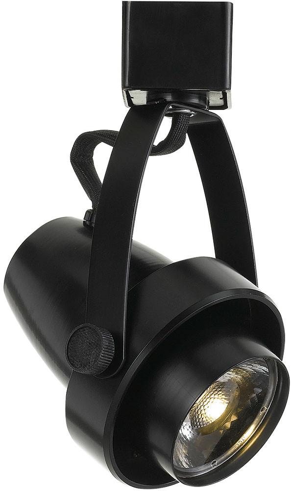Cal HT-808-BK Modern Black LED Track Lighting Head Fixture - CAL-HT-808-BK