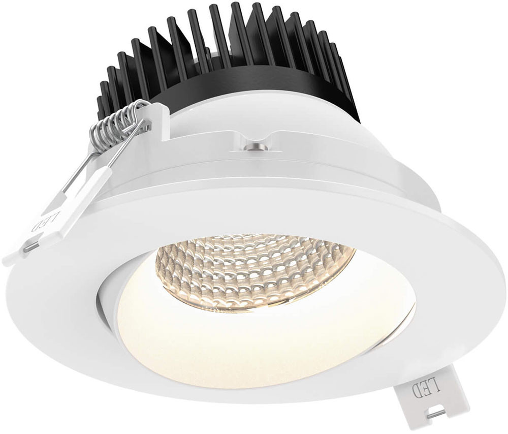 DALS Lighting DCP-GBR35-BK Revolve Pro Contemporary Matt Black LED 3.5 ...