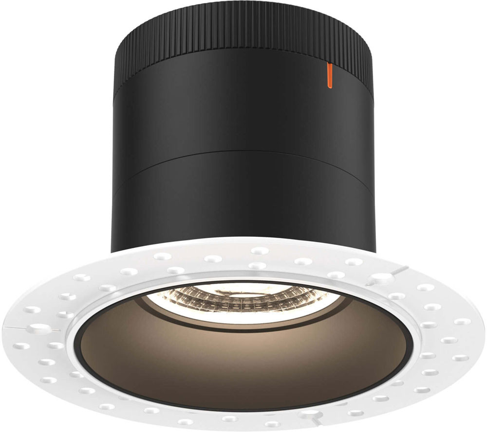 DALS Lighting RC04-CC-XX-SLBK-TL Versa Contemporary Black LED Recessed ...
