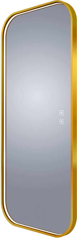 Electric Mirror EMN-2660-BR02 Eminence Modern Brushed Brass LED Mirror ...