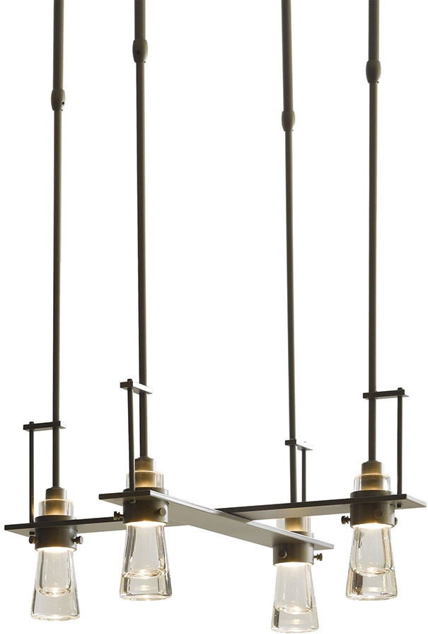 Hubbardton Forge 137720 Erlenmeyer Halogen 4 Lamp Drop Lighting With ...