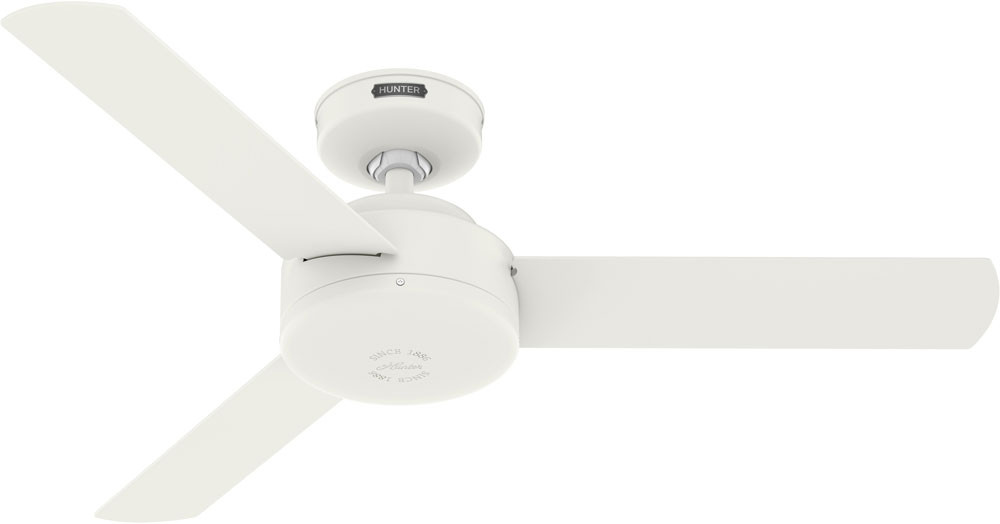 Hunter 51847 Presto Modern Matte Black 44" Home Ceiling Fan - HUN-51847