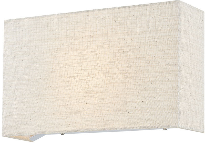 Justice Design FAB-8855-CREM Woven Fabric EVOLV Contemporary Wall Lamp ...