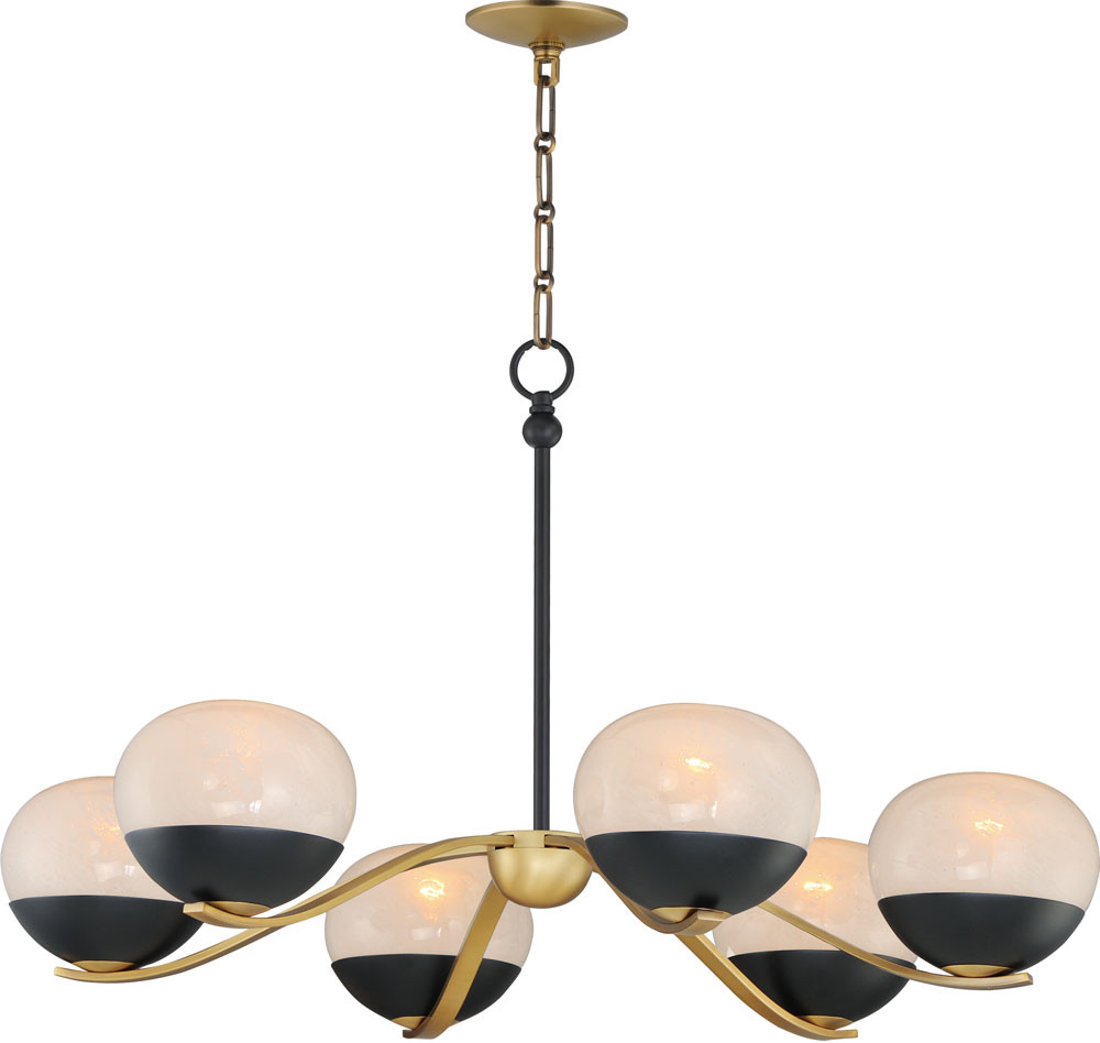 Maxim 24643MRBKNAB Lucerne Contemporary Black / Natural Aged Brass ...