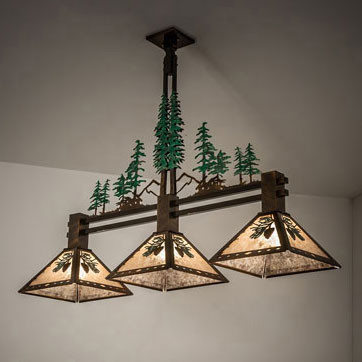 Meyda Custom 273841 Winter Pine Copper Vein Island Lighting - CUSTOM ...