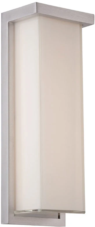 Modern Forms WS-W1420-AL Ledge Modern Brushed Aluminum LED Outdoor Lamp ...