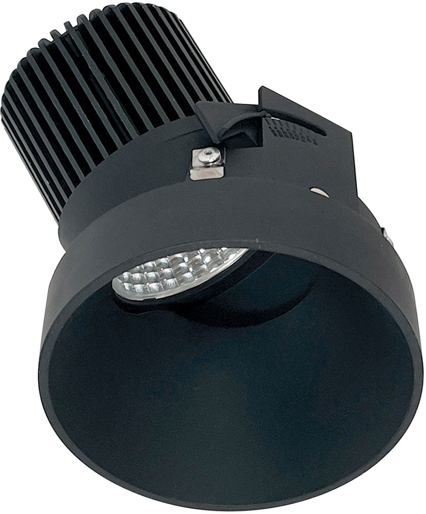 Nora NIO-4RTSLAXBB Iolite Contemporary Black LED 4" Round Trimless ...