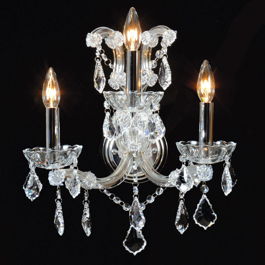 StarFire Crystal 6320CH Maria Teresa Classic Chrome Ceiling Lighting ...