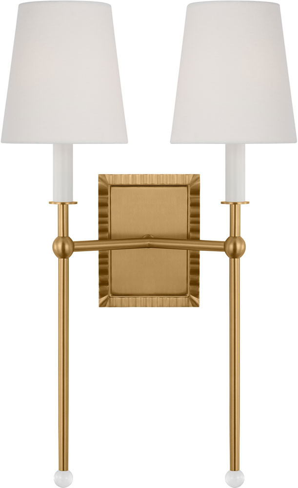 Visual Comfort Studio AW1202BBS Baxley Burnished Brass Wall Lamp - VCS ...
