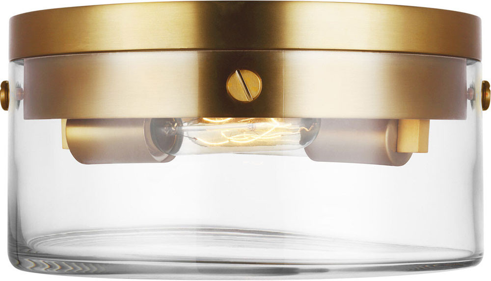 Visual Comfort Studio CF1032BBS Garrett Contemporary Burnished Brass 18 ...