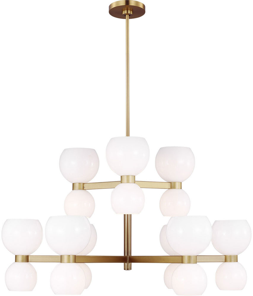 Visual Comfort Studio KSP1021BBSMG Londyn Contemporary Burnished Brass ...