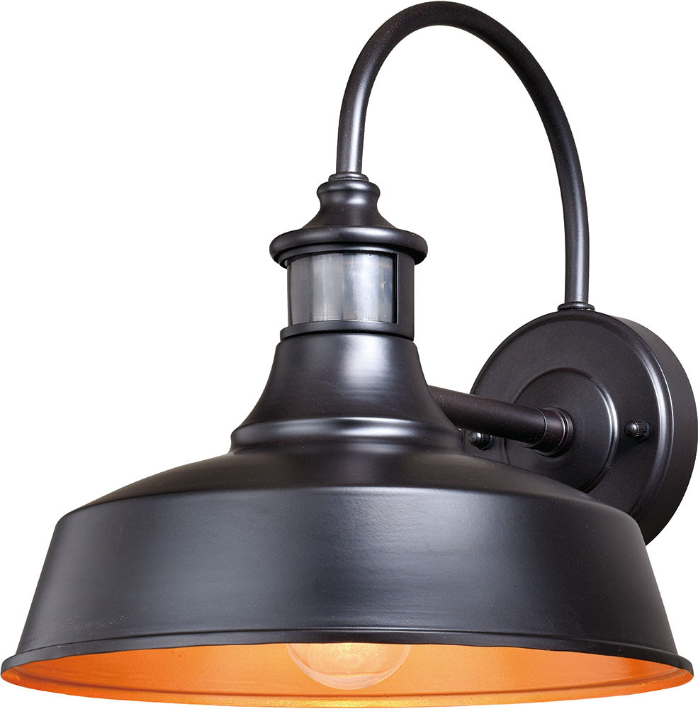 Vaxcel T0387 Dorado Contemporary Dark Bronze Inner Light Gold Exterior ...