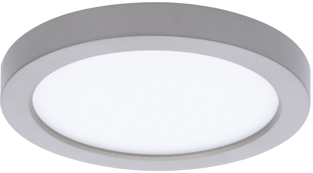 WAC Lighting FM-07RN-BK Round Contemporary Black LED 7" Flush Mount ...