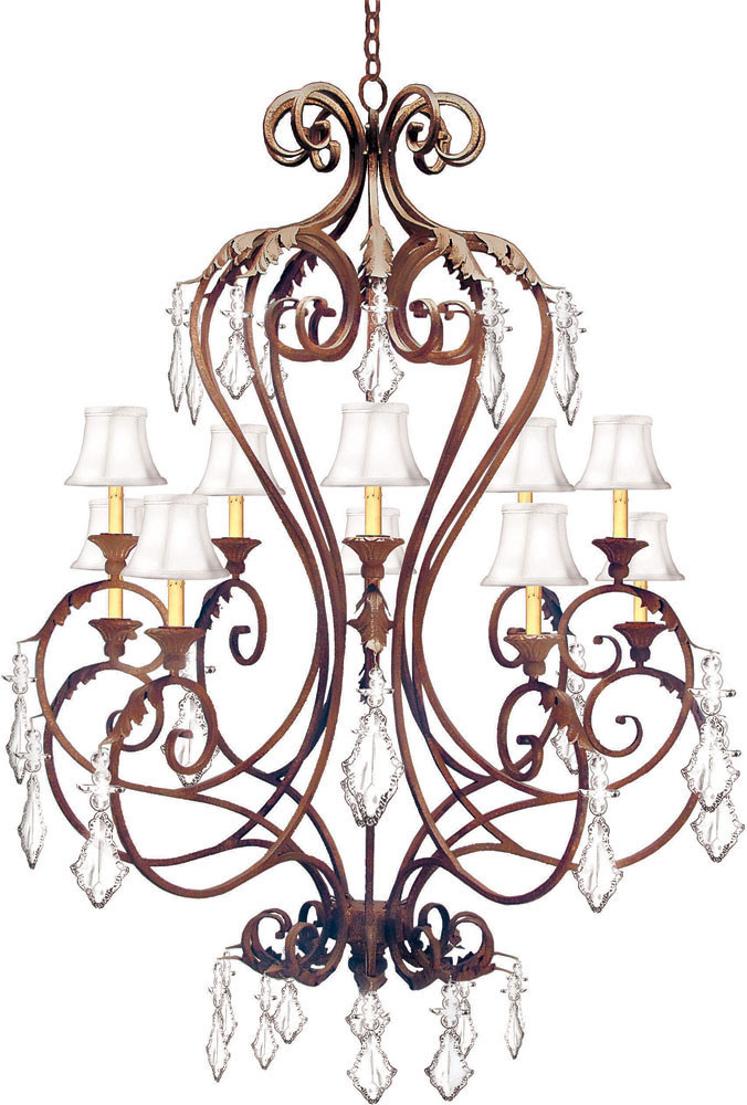 2nd Ave. 149233 Josephine Traditional Gilded Tobacco Chandelier Light ...