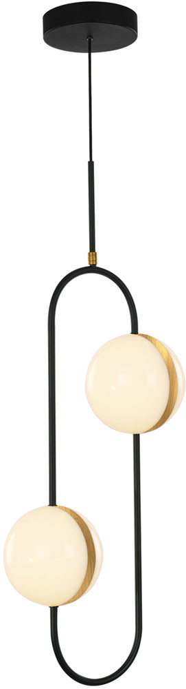 Alora CH302006MBBG Tagliato Contemporary Matte Black / Brushed Gold LED ...
