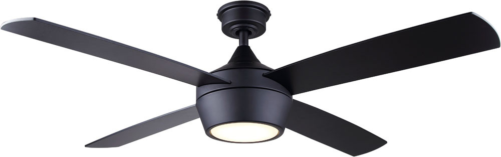 Canarm CF52JUD4BK CFan Contemporary Black LED 52" Ceiling Fan - CAN ...