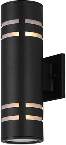 Canarm IOL256BK Tay Modern Bk - Black Exterior Light Sconce - CAN-IOL256BK