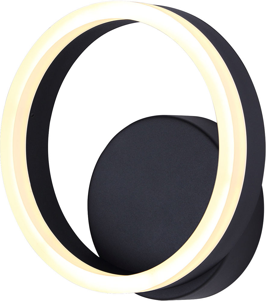 Canarm IOL658BK Arona Modern Black Outdoor Lighting Wall Sconce - CAN ...