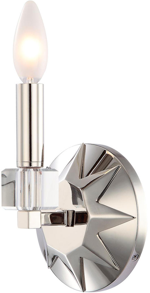 Crystorama 8854-PN Carson Polished Nickel Mini Chandelier Lighting ...
