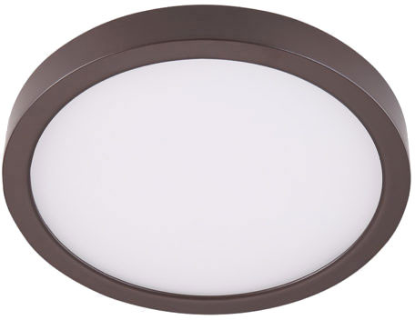 Cyber Tech C147SQ-DISK/BZ Contemporary Bronze LED Exterior Ceiling ...