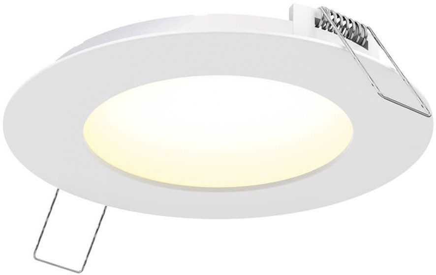 DALS Lighting 5006-CC-BK Modern Black LED CCT 5 Inch Round Down ...