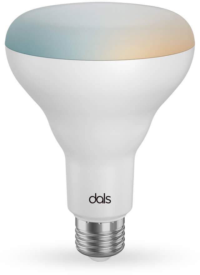 DALS Lighting DCP-BLBBR30 BR30 Pro Contemporary White LED Smart Bulb ...