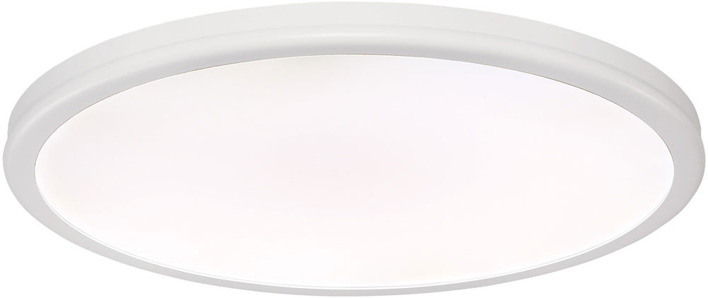 dweLED by WAC FM-4622-WT Geos Contemporary White LED 22.25" Ceiling ...