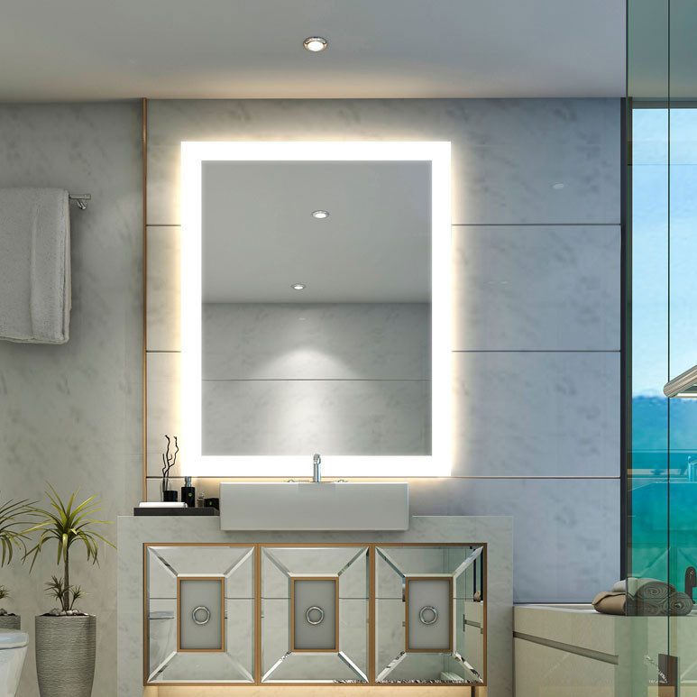 Electric Mirror SIL-3042 Silhouette Modern LED Rectangular Mirror - EMI ...