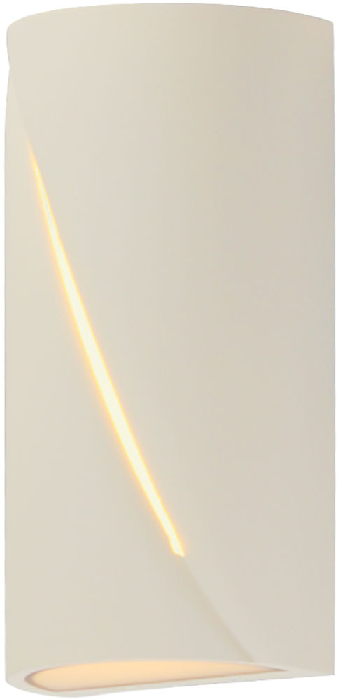 ET2 E14390-CHK Puff Contemporary Chaulk White LED 8" Outdoor Lamp ...