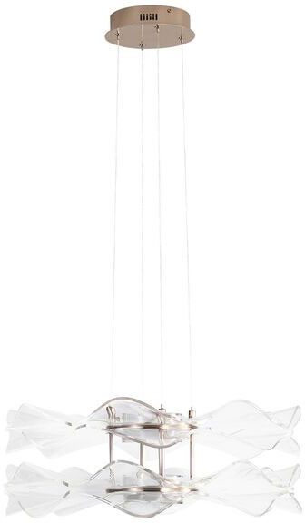 Golden Lighting 8046-3P LG Vetrina Contemporary Light Gold LED Hanging ...