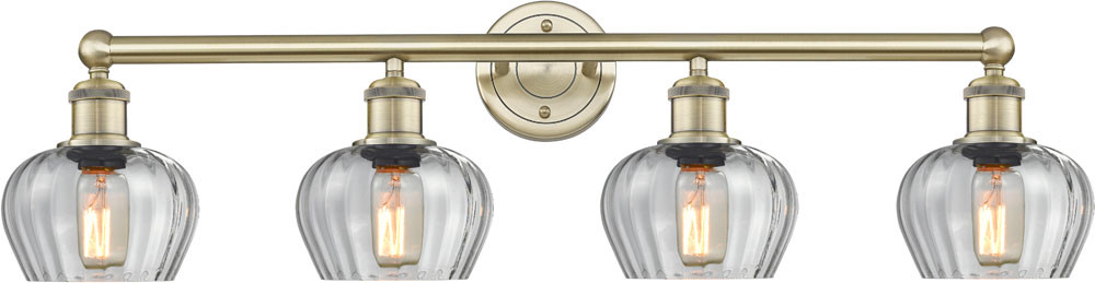 Innovations 616-4W-G93 Edison Fenton 4-Light Bathroom Lighting Fixture ...