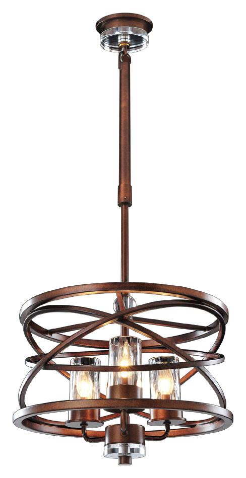 Kalco 6609 Eternity Large 24 Inch Diameter 5 Lamp Pendant Hanging Light ...