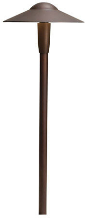 Kichler 15850CO Contemporary Copper LED Line Voltage Exterior Pathway ...