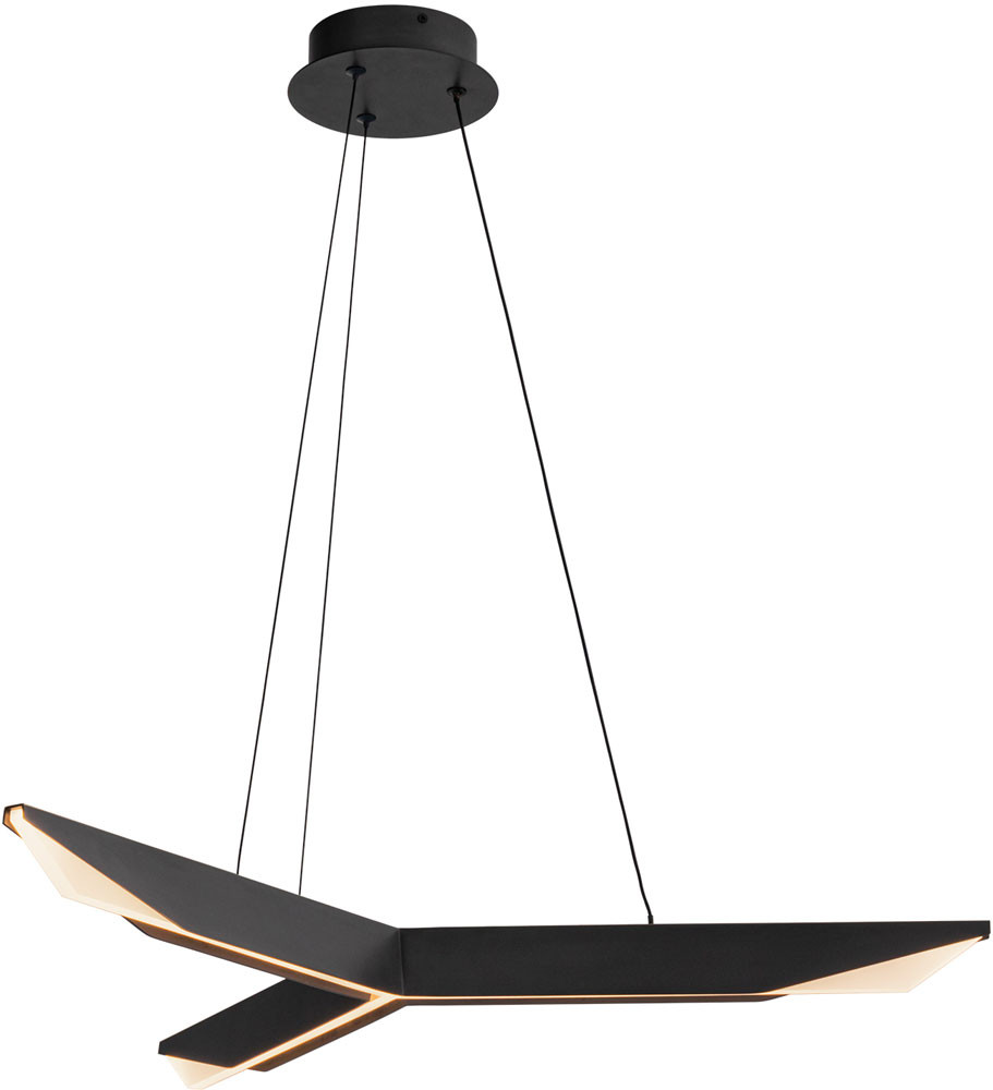 Kuzco CH64242-UB-UNV-010 Tachi Contemporary Urban Bronze LED Chandelier ...
