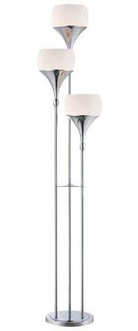 Lite Source LS-82225 Celestel Modern Chrome Lighting Floor Lamp - LS-82225