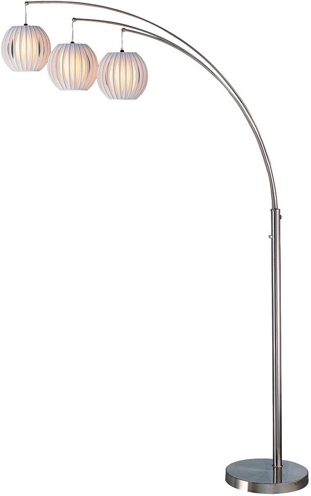 Lite Source LS8872PSWHT Deion 5-lamp Contemporary Arch Floor Light - ls ...