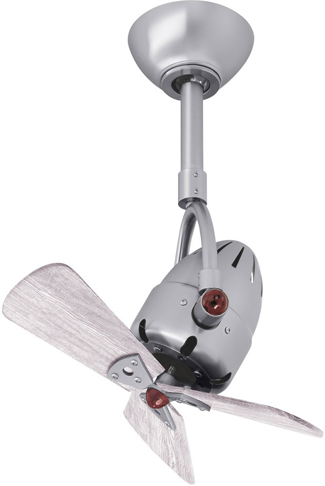 Matthews DI-BK-WD Diane Modern Matte Black Ceiling Fan - MAT-DI-BK-WD
