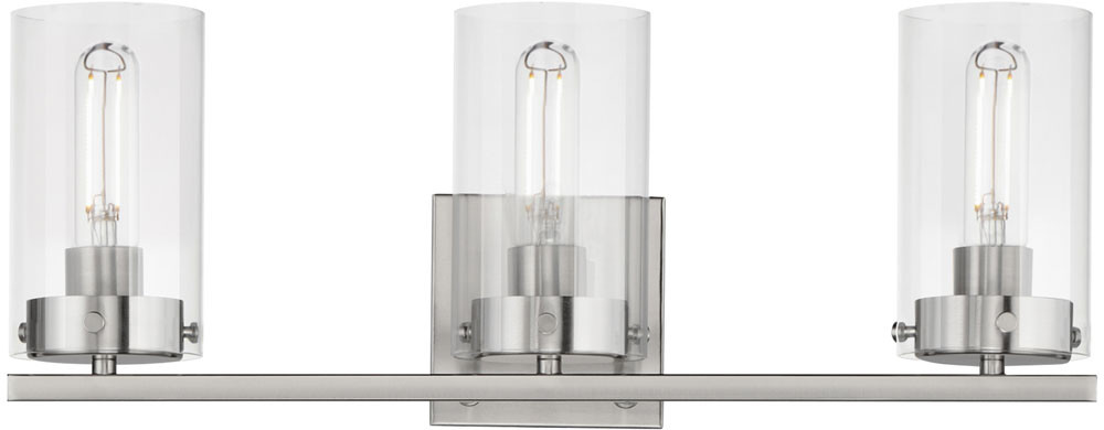 Maxim 12404CLSN Pinn Modern Satin Nickel 4-Light Bathroom Vanity Light ...
