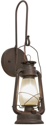 Meyda Custom 242013 Miner's Lantern Country Rust Ceiling Chandelier ...