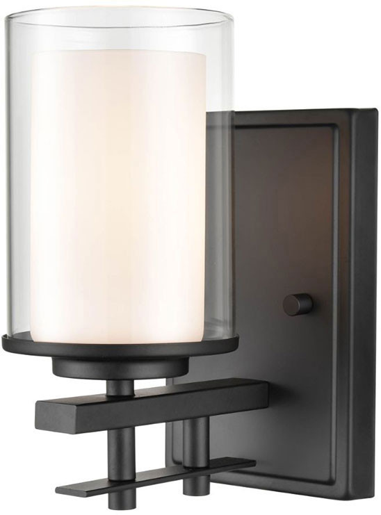 Millennium 5502-BN Huderson Modern Brushed Nickel 2-Light Bathroom ...