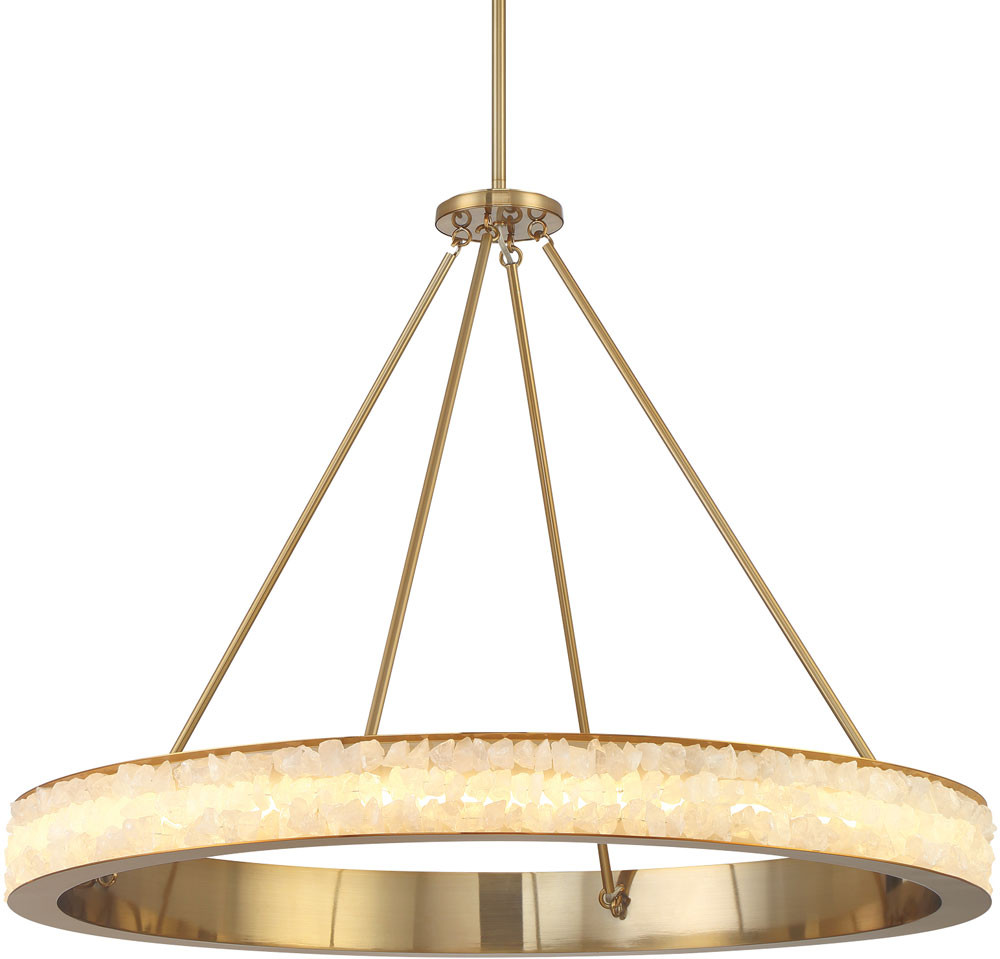 Minka Lavery 3887-776-L Divinely Modern Celeste Brass LED 29" Lighting ...