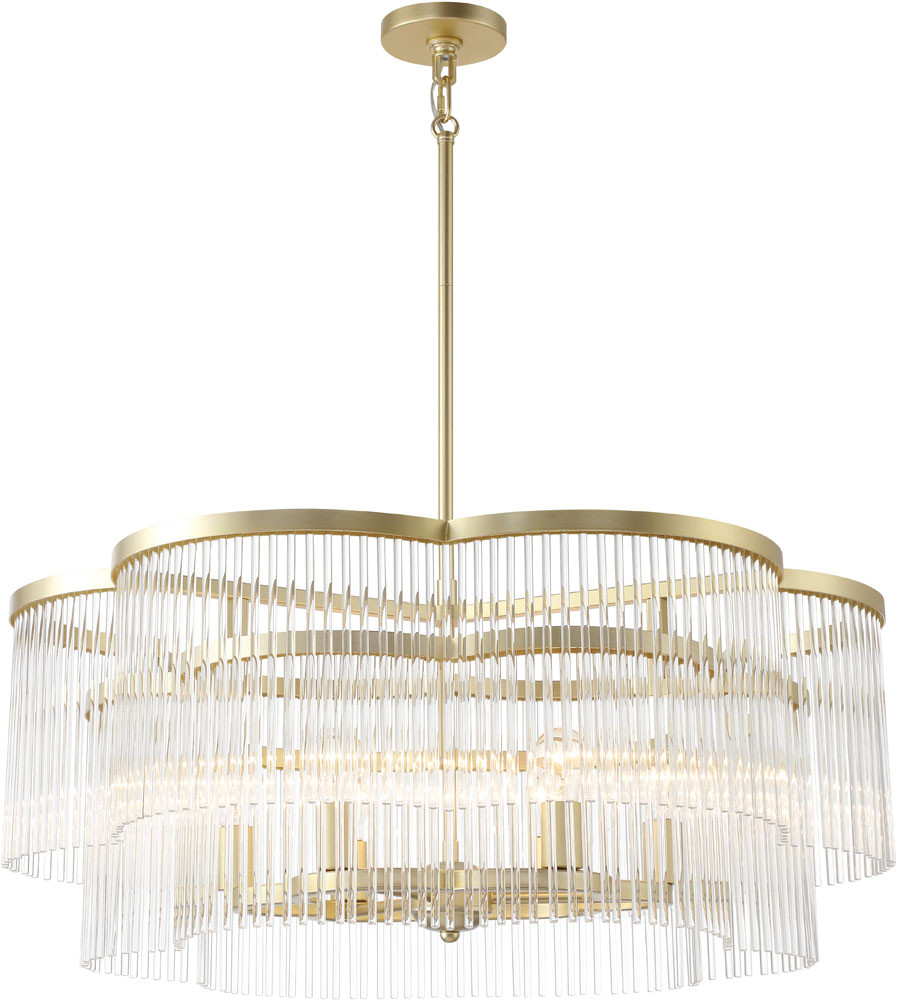 Minka Lavery 5454-856 Azura Modern Heirloom Brass Ceiling Light - MKL ...