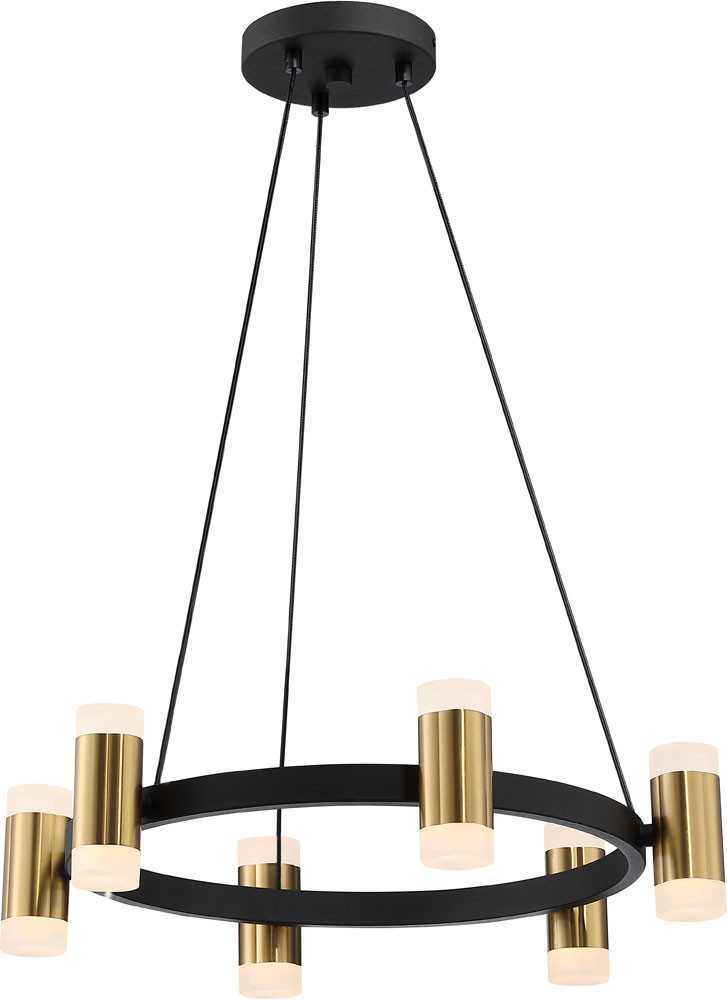 SDQ Lighting PD30603SBWG Contemporary Sand Black / Warm Gold / Acrylic ...