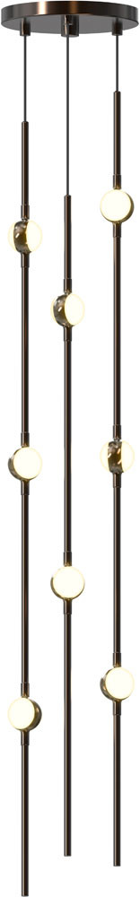 Sonneman 2165.33C-J20 Constellation Andromeda Contemporary Espresso ...