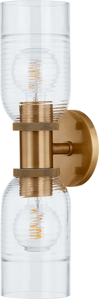 Troy B1112-PBR Redding Contemporary Patina Brass Wall Lighting Sconce ...